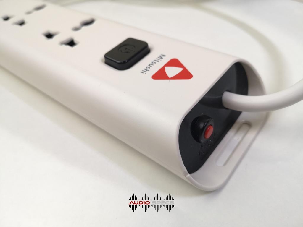 Mitsushi M904u 250v 2500w With 4 Usb Charging Universal Outlet And Switch 2 Meter Extension
