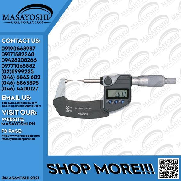 Mitutoyo Digital Point Micrometer CPM15-25MX | Outside Micrometer ...