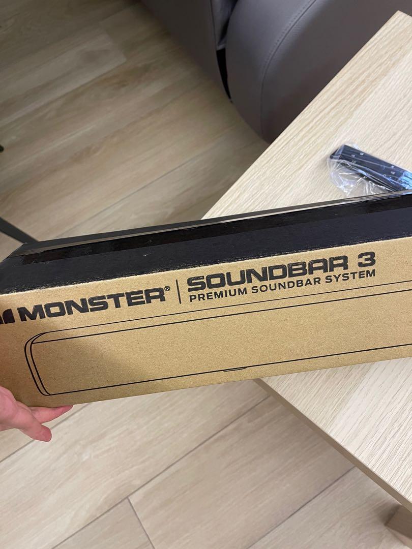 全新MONSTER SOUNDBAR 3, 音響器材, Soundbar、揚聲器、藍牙喇叭、耳擴 - Carousell
