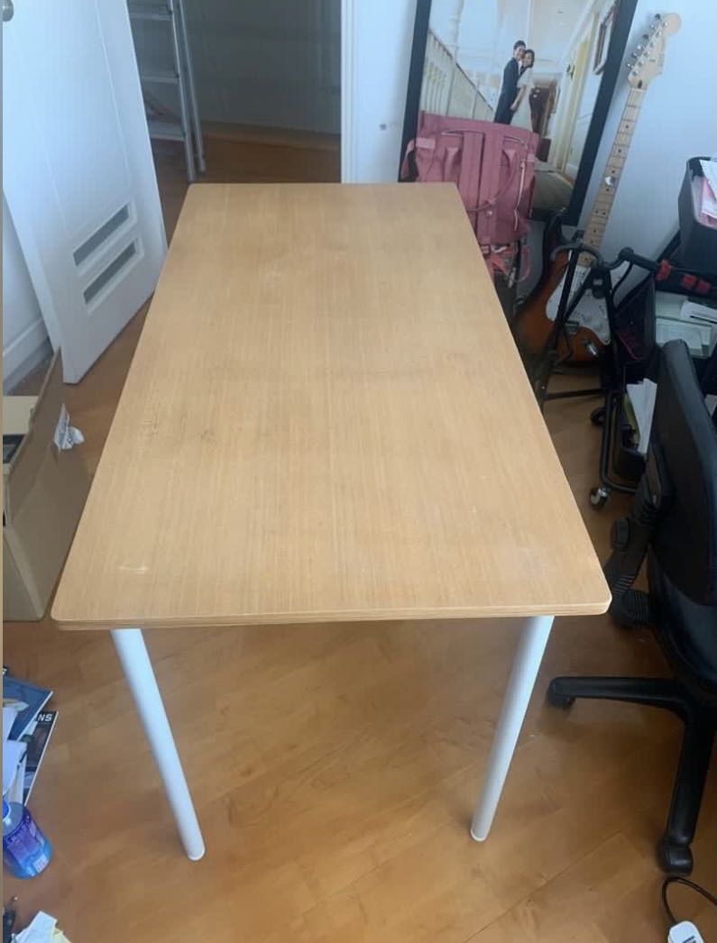 Muji desk table 無印良品 書桌 檯 書枱 枱 桌子, 傢俬＆家居, 傢俬, 桌子 - Carousell