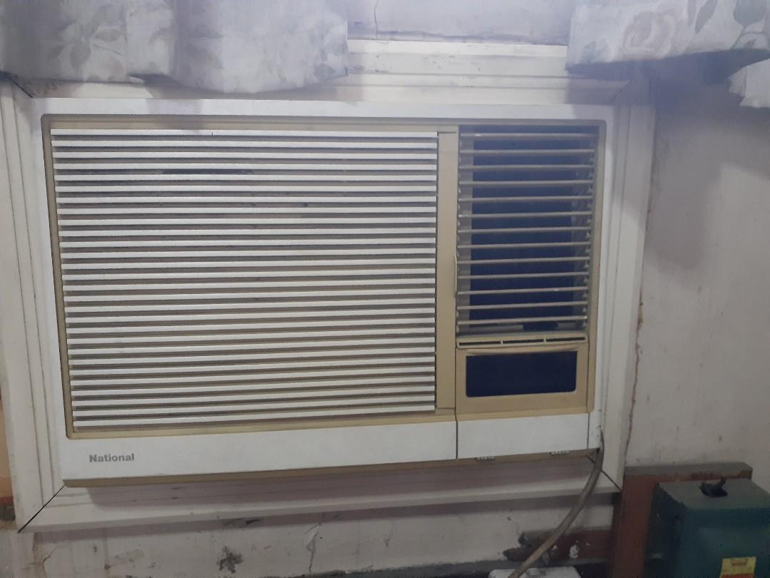 National/Panasonic aircon 1hp, TV & Home Appliances, Air Conditioning ...