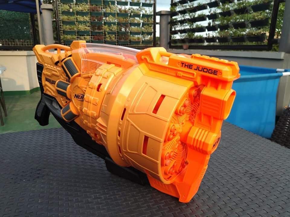 Nerf blaster the judge (rare), Hobbies & Toys, Toys & Games on Carousell
