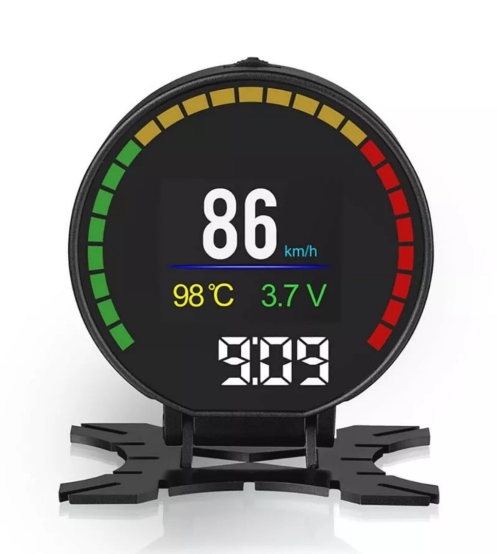 OBD2 Scanner Speed Boost Tachometer Gauge for European & Japanese Cars ...