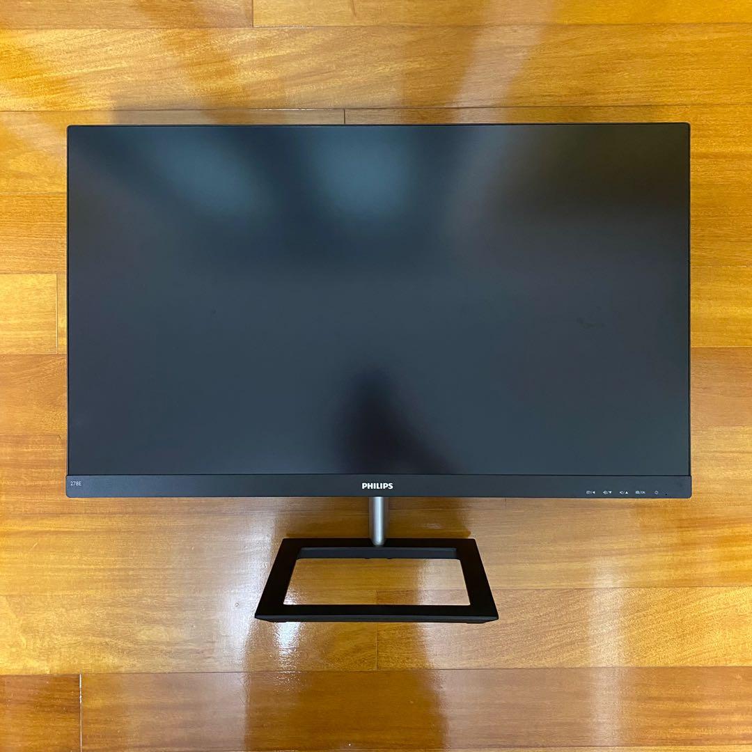 Philips 4K Ultra HD LCD monitor 278E1A/69, 電腦＆科技, 電腦周邊及配件, 電子屏幕 - Carousell