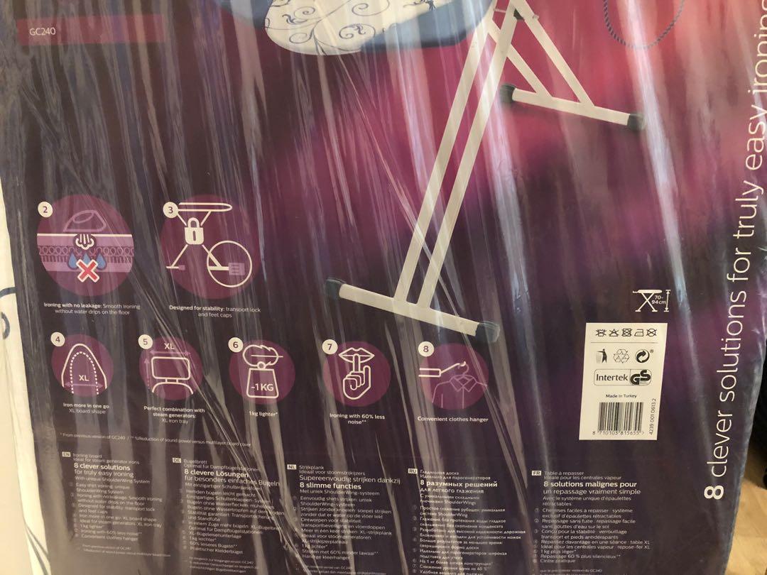 Philips Easy8 Ironing Board Brand New, Furniture & Home Living ...