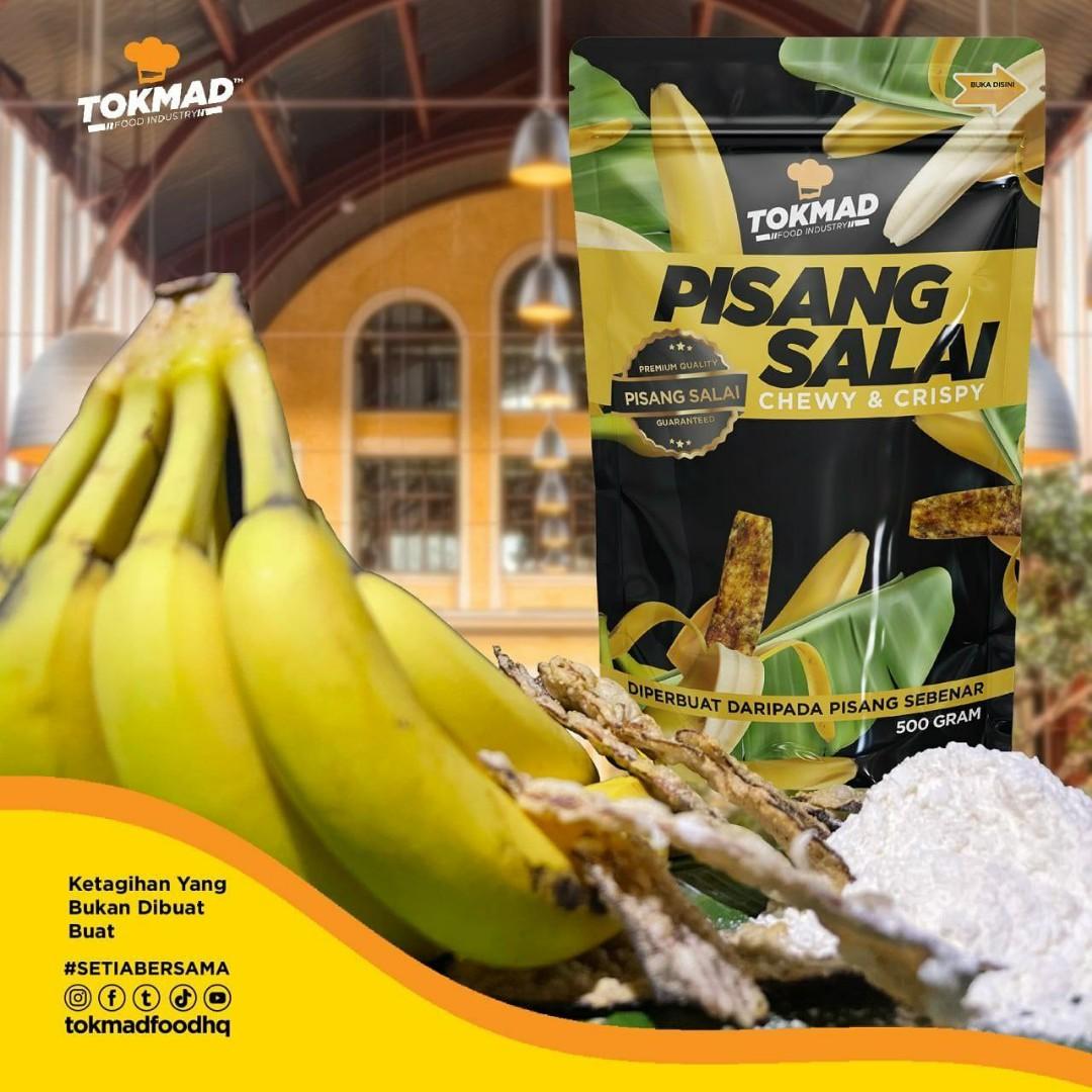 Pisang Salai Tok Mad, Food & Drinks, Packaged & Instant Food on Carousell