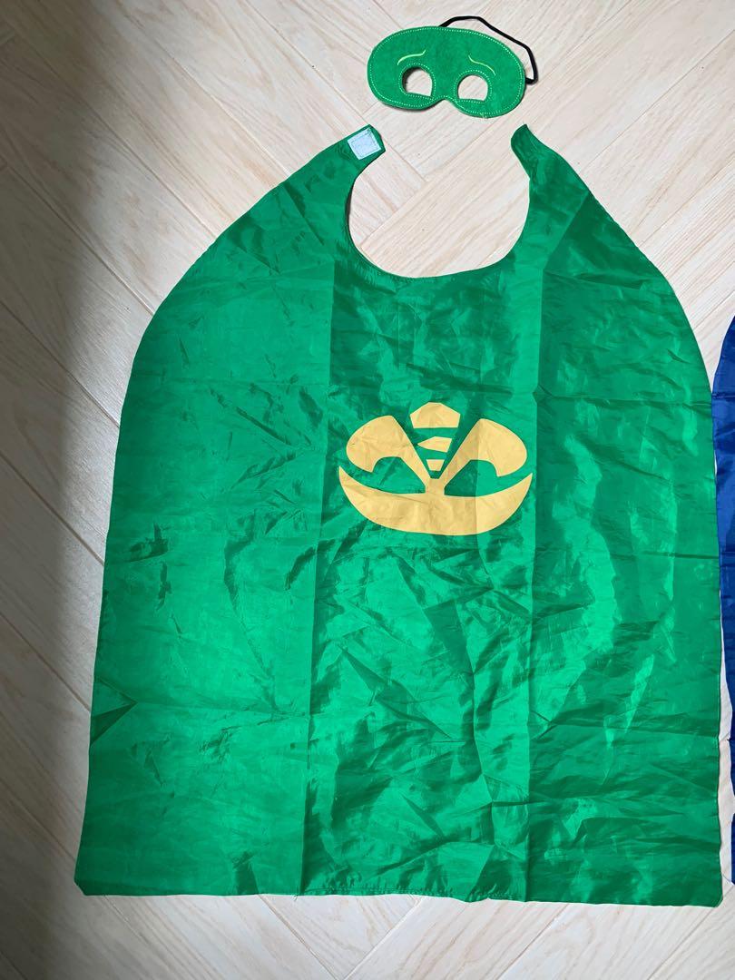 Pj masks cape costume gecko owlette catboy, Hobbies & Toys, Toys ...