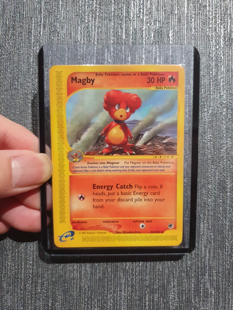 Pokemon TCG Expedition Magby Non-Holo Rare Card, Hobbies & Toys, Toys ...