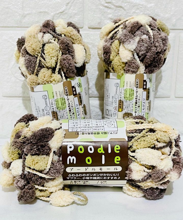 Poodle Mole Display yarn like, Hobbies & Toys, Toys & Games on Carousell