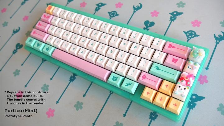 BNIB TKC Portico Keyboard Magic Girl Edition Custom Mechanical Keyboard ...