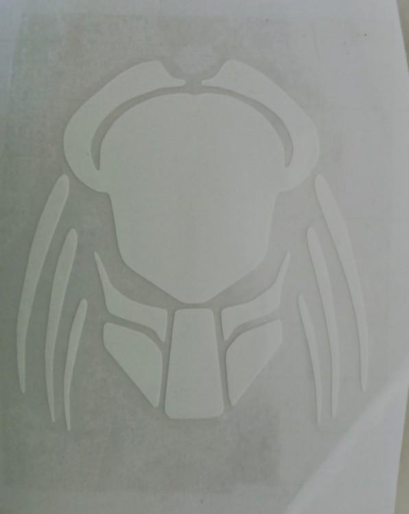 Predator (Black /White ) vinyl sticker, Car Accessories, Accessories on ...