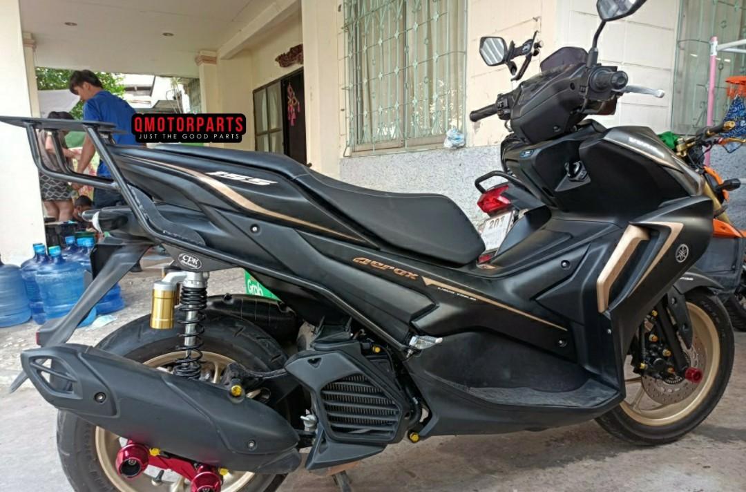 (Preorder) Yamaha Aerox V2 2021 Rack Top Box, Motorcycles, Motorcycle ...