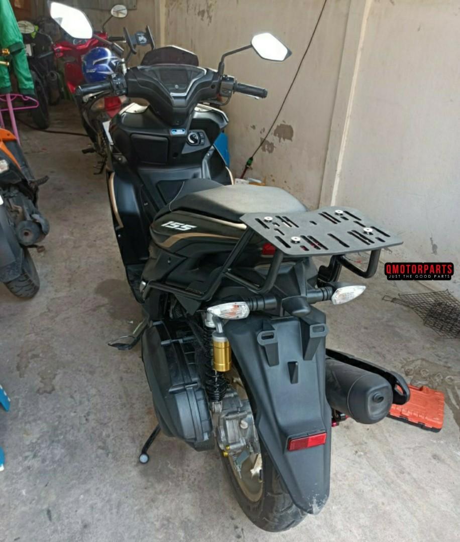 (Preorder) Yamaha Aerox V2 2021 Rack Top Box, Motorcycles, Motorcycle ...