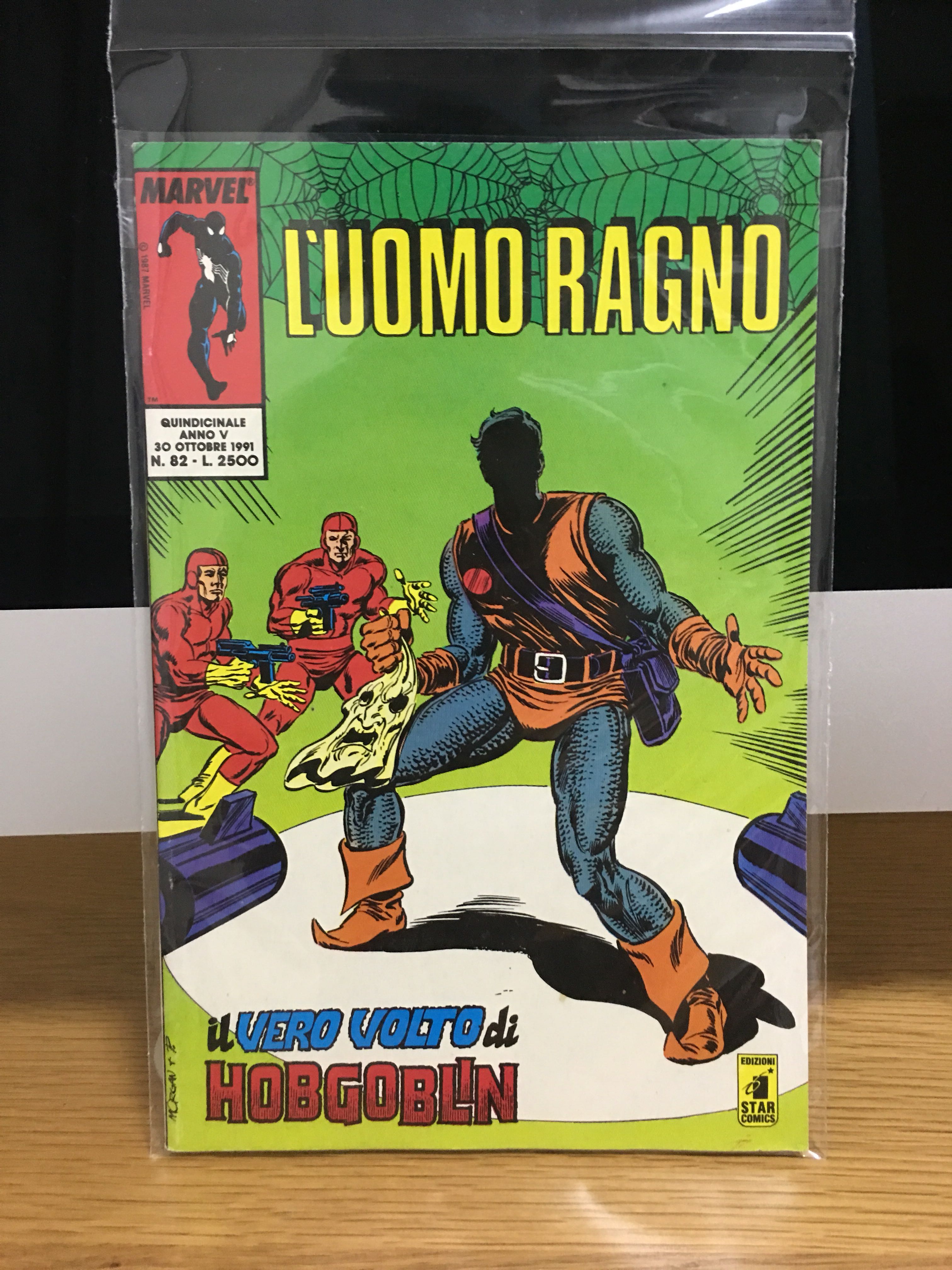 Rare Hobgoblin revealed- Spider-Man Luomo Ragno (vintage Foreign ...