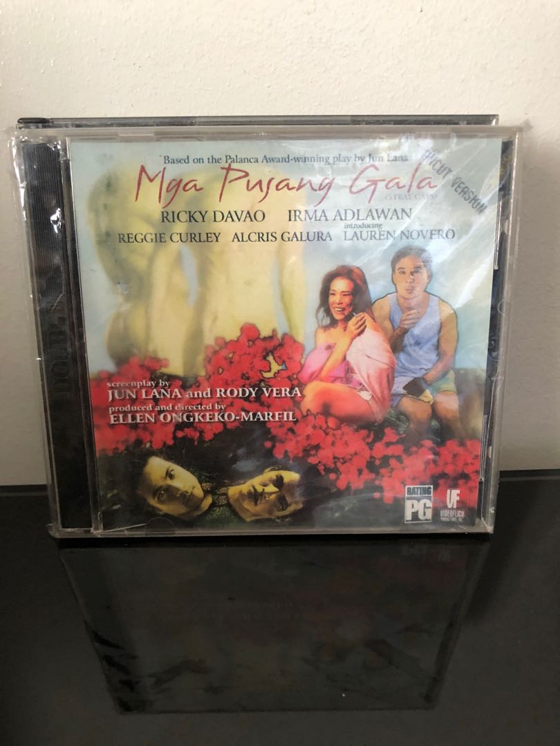 Rare: Mga Pusang Gala Tagalog Indie Movie VCD - Ricky Davao and Irma ...
