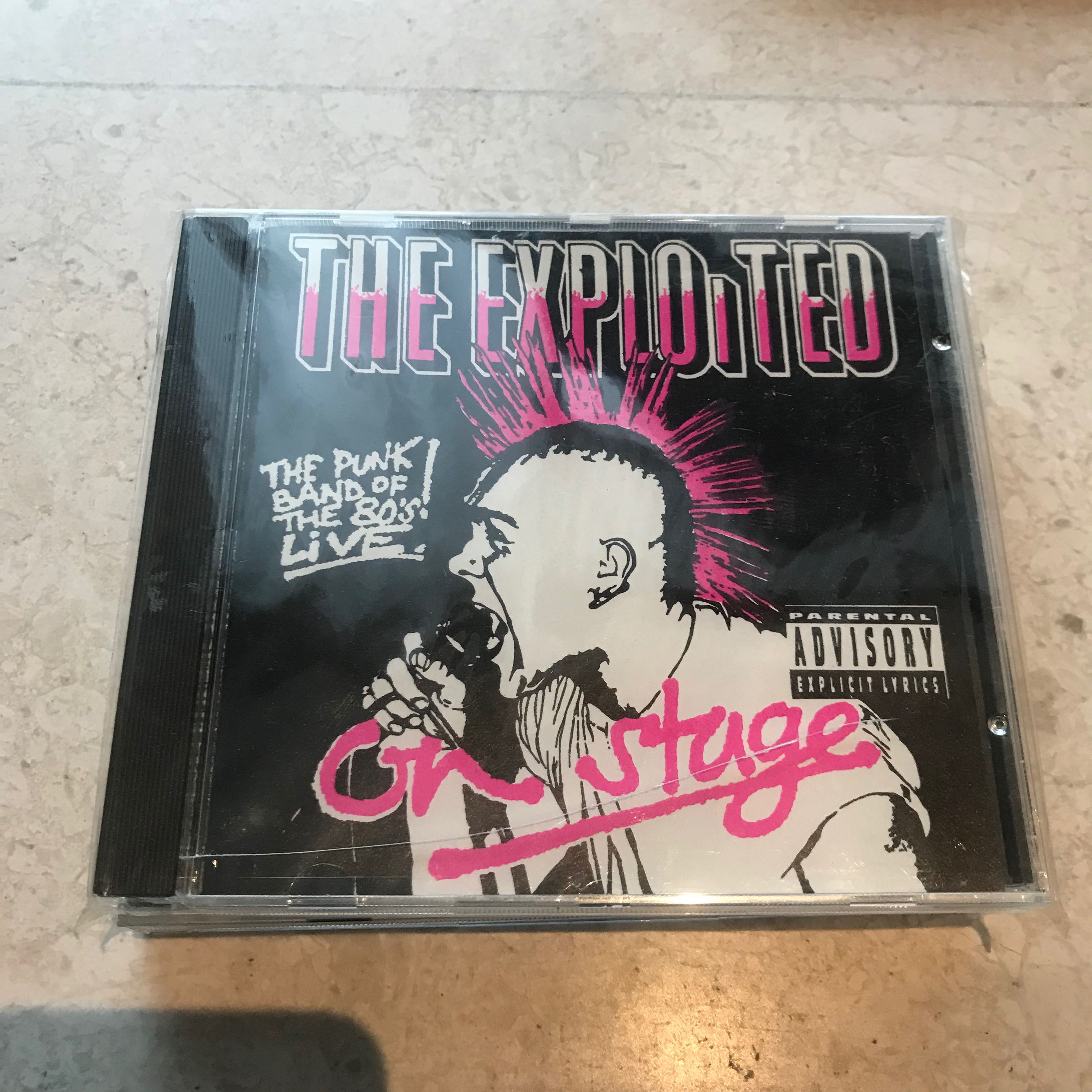 (NEW/unsealed) THE EXPLOITED - ON STAGE CD, Hobbies & Toys, Music ...