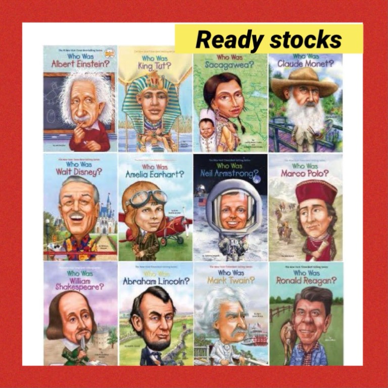 Who was / Who is series (160 books, from $479), 興趣及遊戲, 書本 & 文具, 兒童書籍 ...