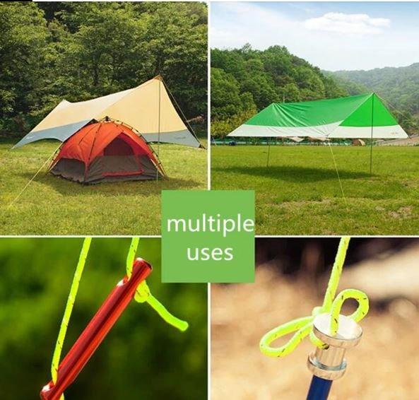 20 meters 6mm Adventuridge Camp Rope Auxiliary Safety Guyline Knotting ...