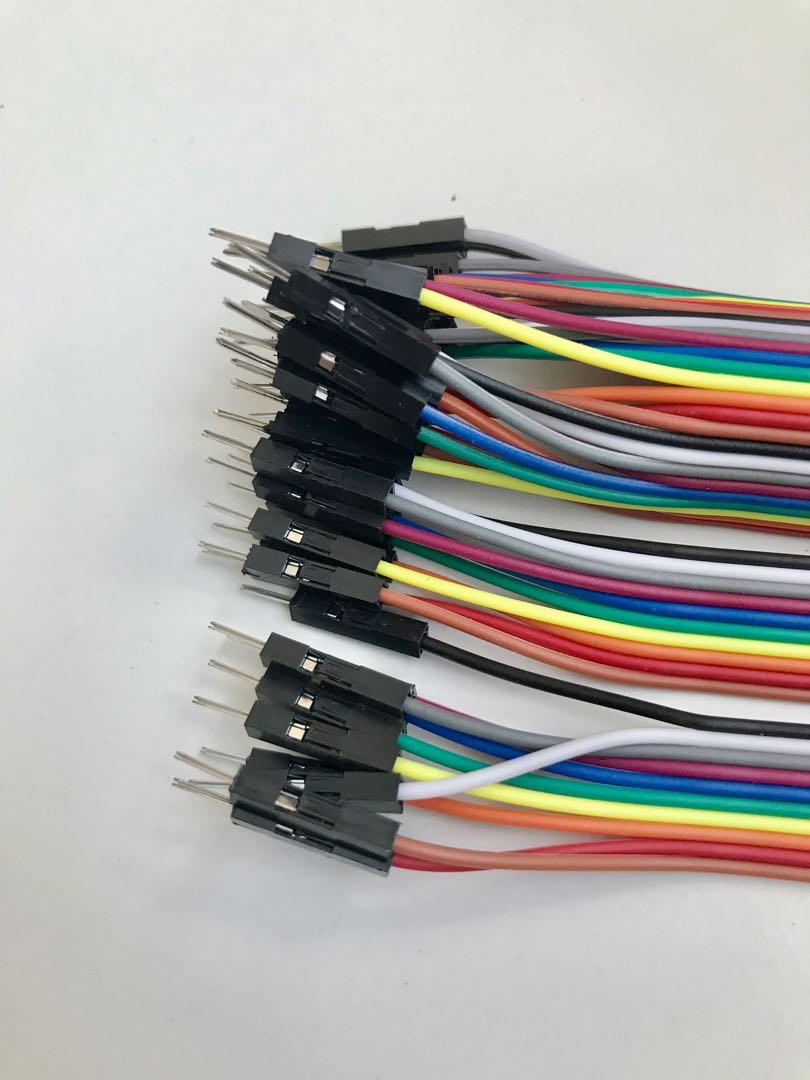 30 Jump wires male-female 20cm, Computers & Tech, Parts & Accessories ...