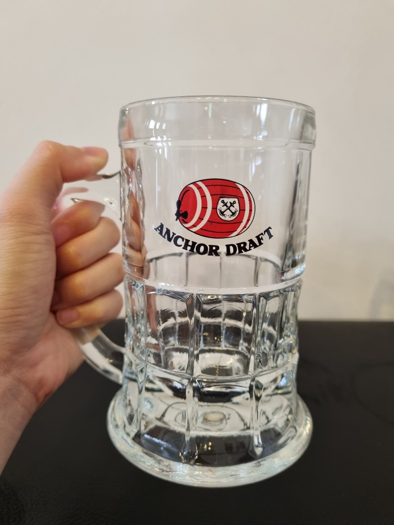 80's Rare Anchor Draft Beer Mugs | 7 pcs Available | Only Used for ...