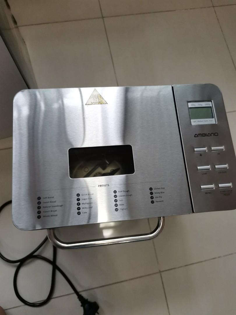 Ambiano bread marker, TV & Home Appliances, Kitchen Appliances ...