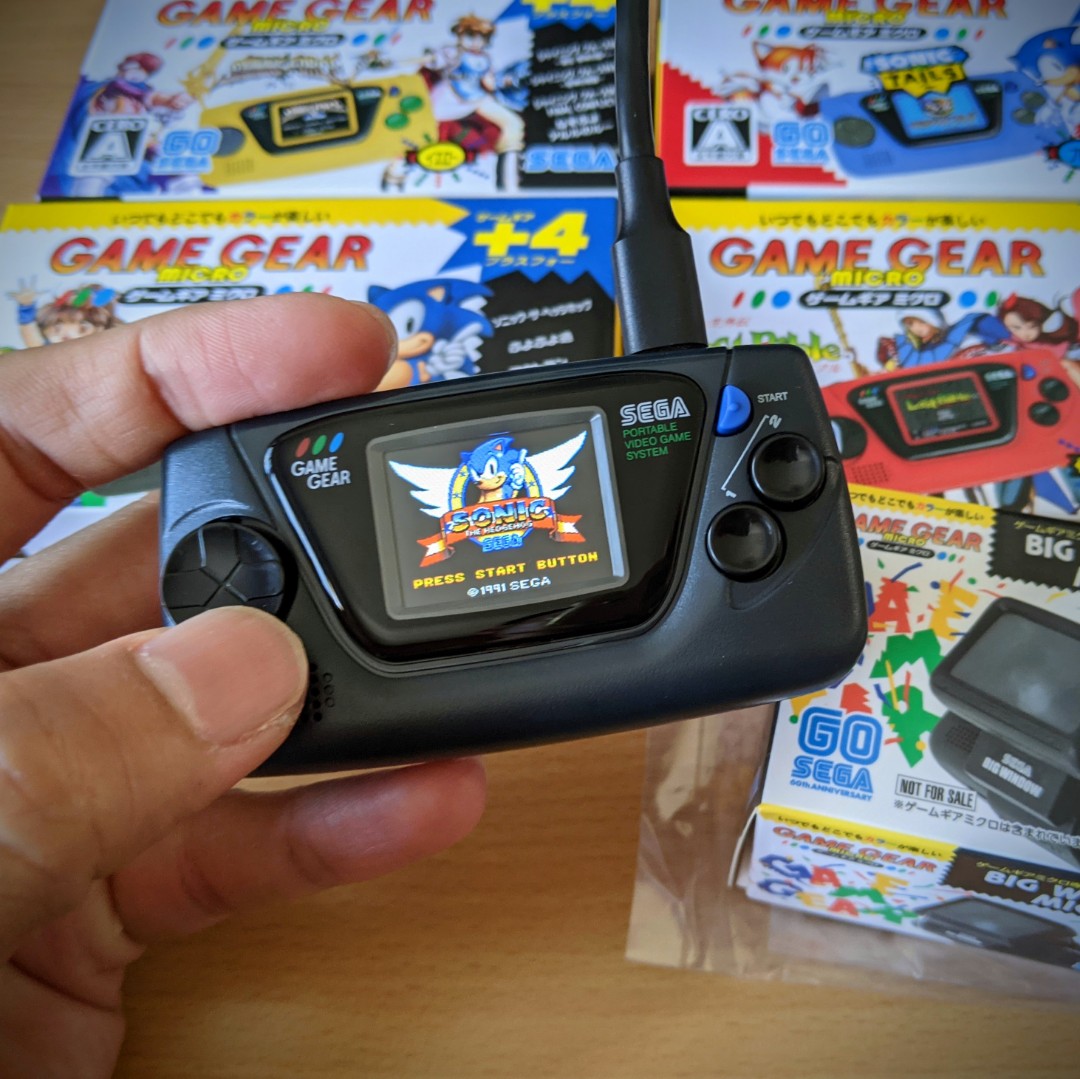 Sega Game Gear Micro (Full set with Big Window), Video Gaming, Video ...