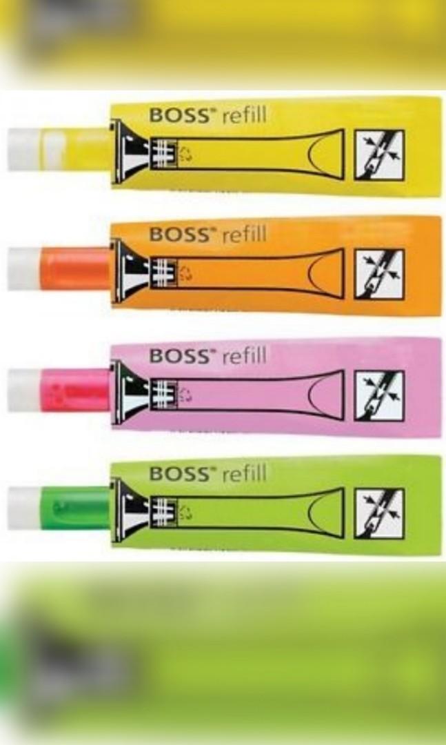 Boss stabilo highlighter refill easy and safe environment, Everything ...