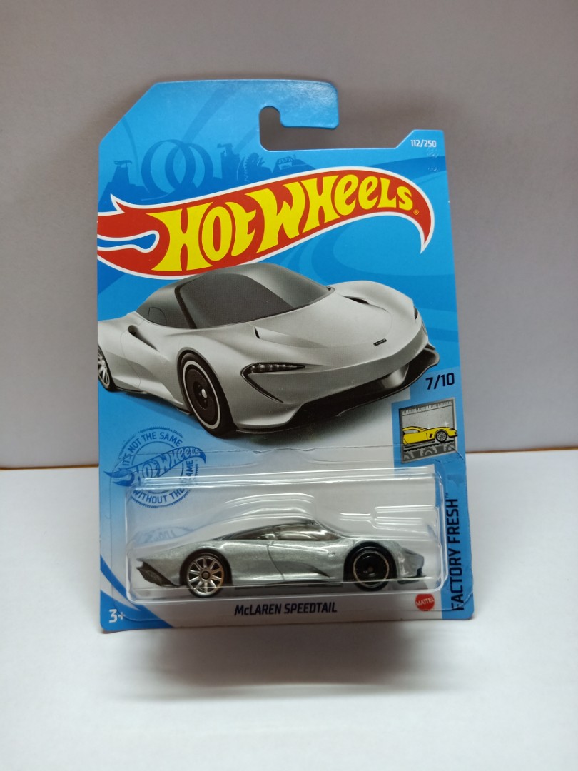 BRAND NEW HOT WHEELS MCLAREN SPEEDTAIL SILVER tags(ignore) : MiniGT ...