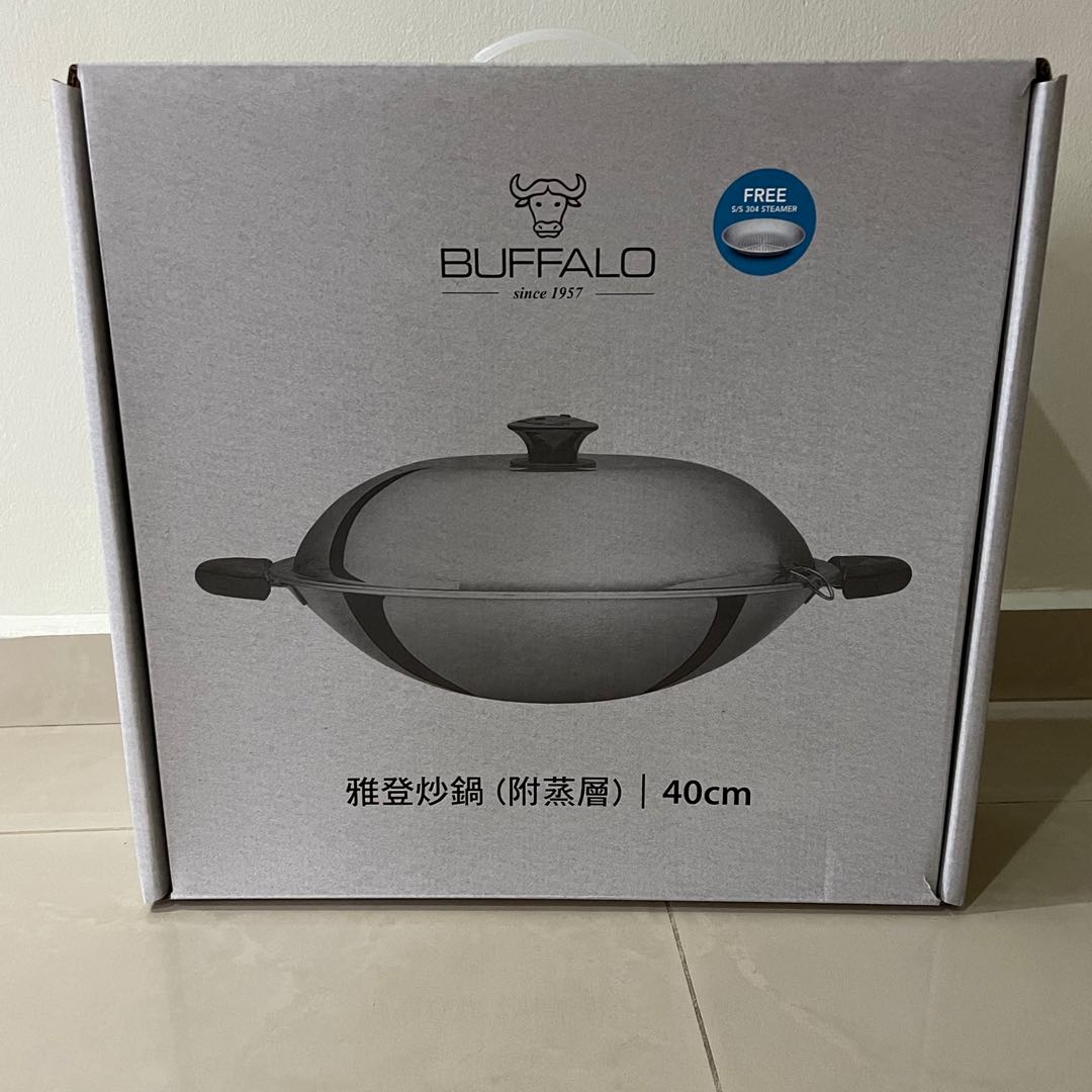 Buffalo Cooking Wok (40cm), Furniture & Home Living, Kitchenware ...