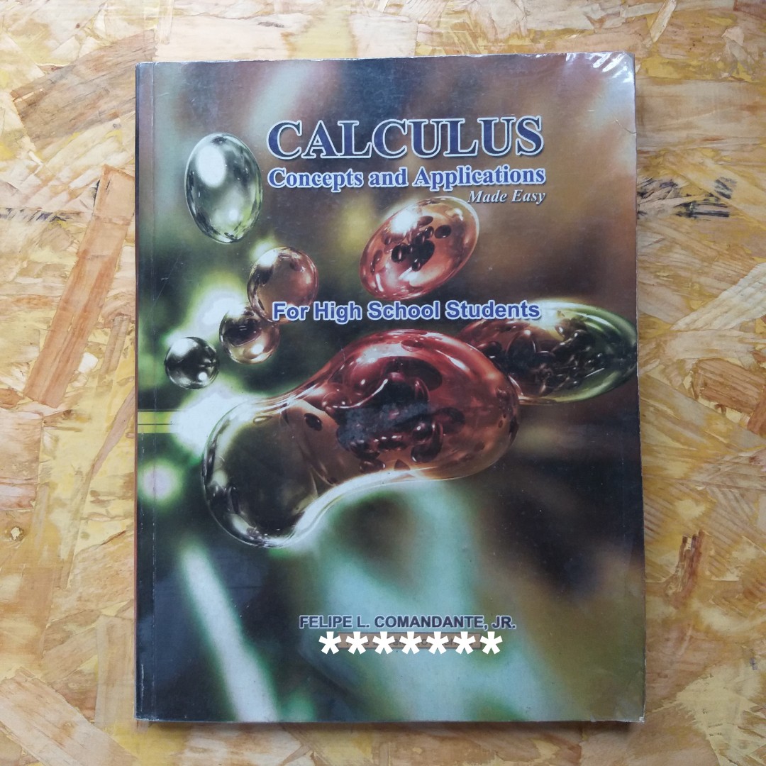 Calculus Concepts and Applications by Felipe L. Comandante Jr., Hobbies ...
