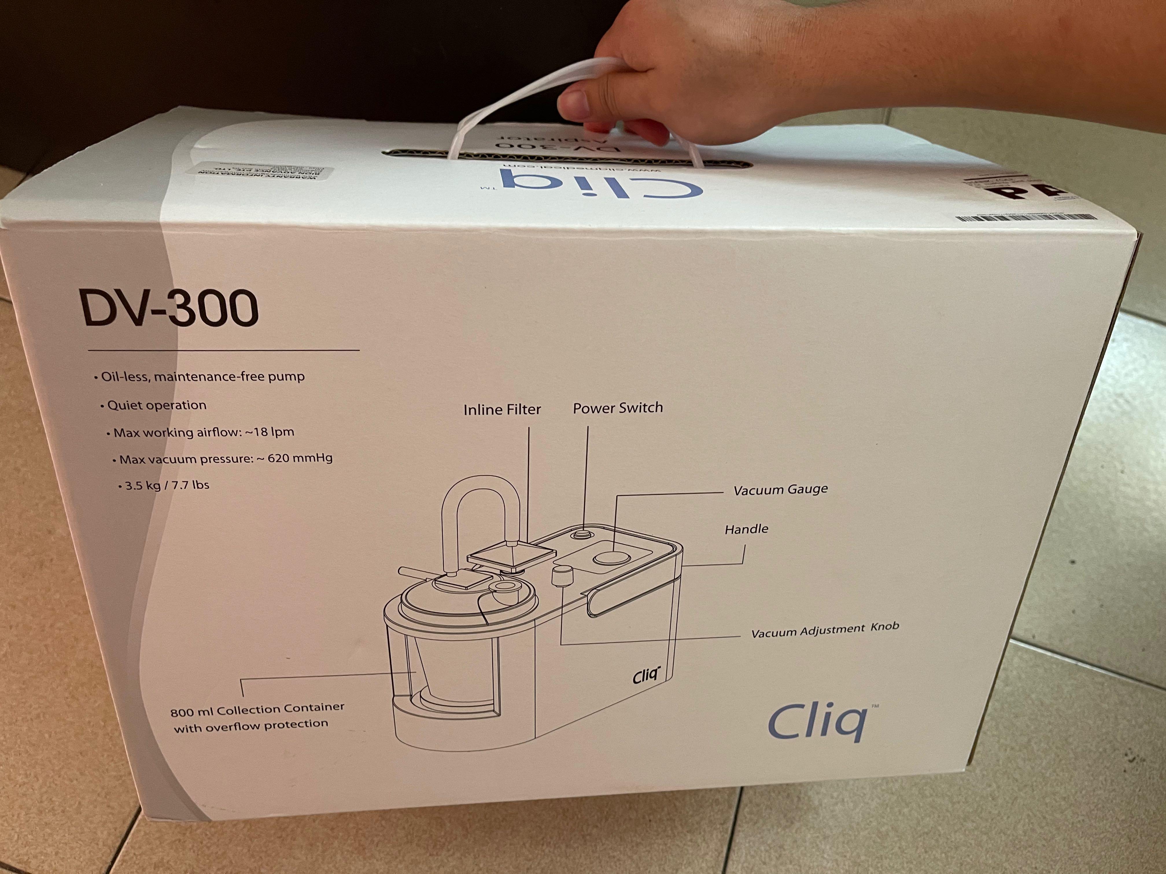 Cliq Suction Pump DV-300, Health & Nutrition, Assistive & Rehabilatory ...