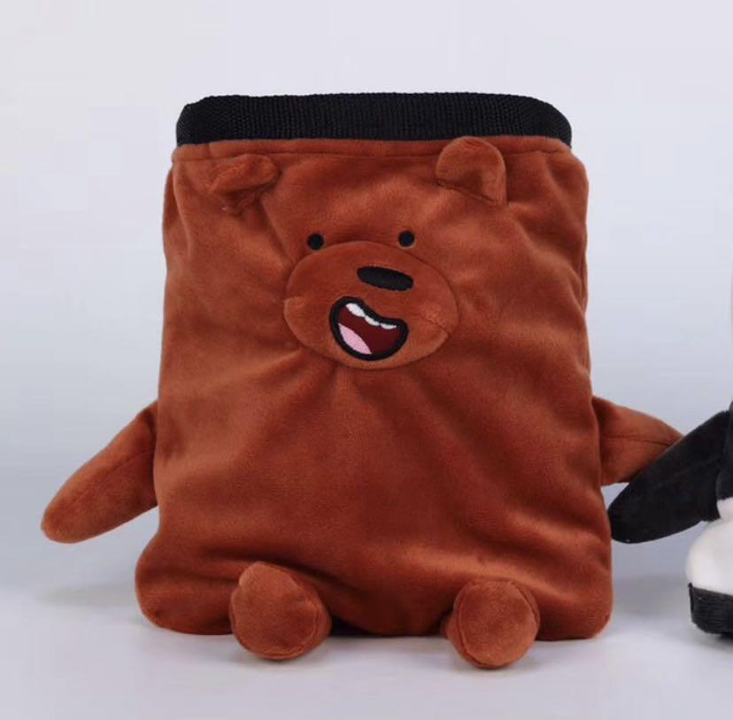 Cute Cartoon Rock Climbing Chalk Bag / Archery Release Pouch, Sports ...