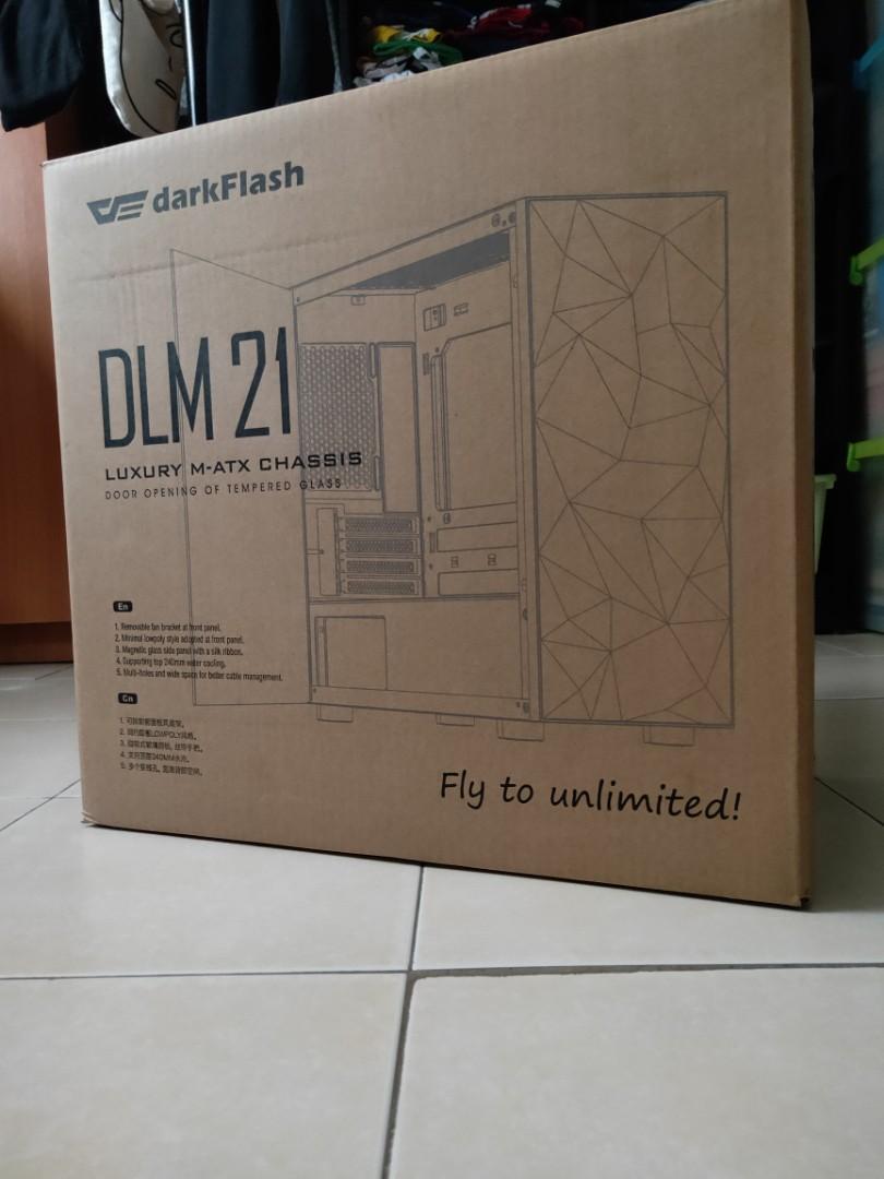 DarkFlash DLM 21 M-ATX Chassis, Computers & Tech, Desktops on Carousell