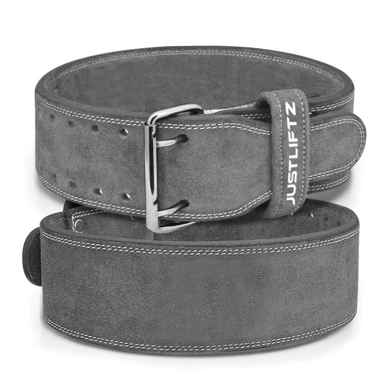 Double Prong Belt 10MM Power Lifting Genuine Suede Leather | deadlift ...