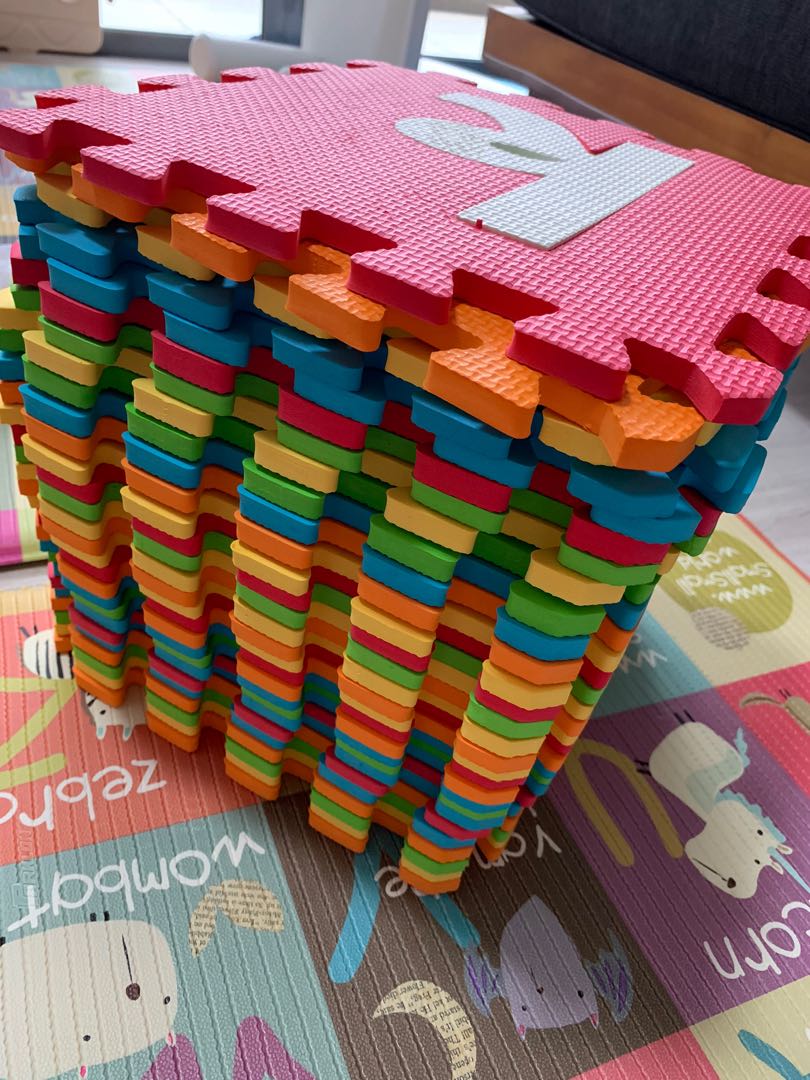 ELC alphabet foam mats, Babies & Kids, Infant Playtime on Carousell