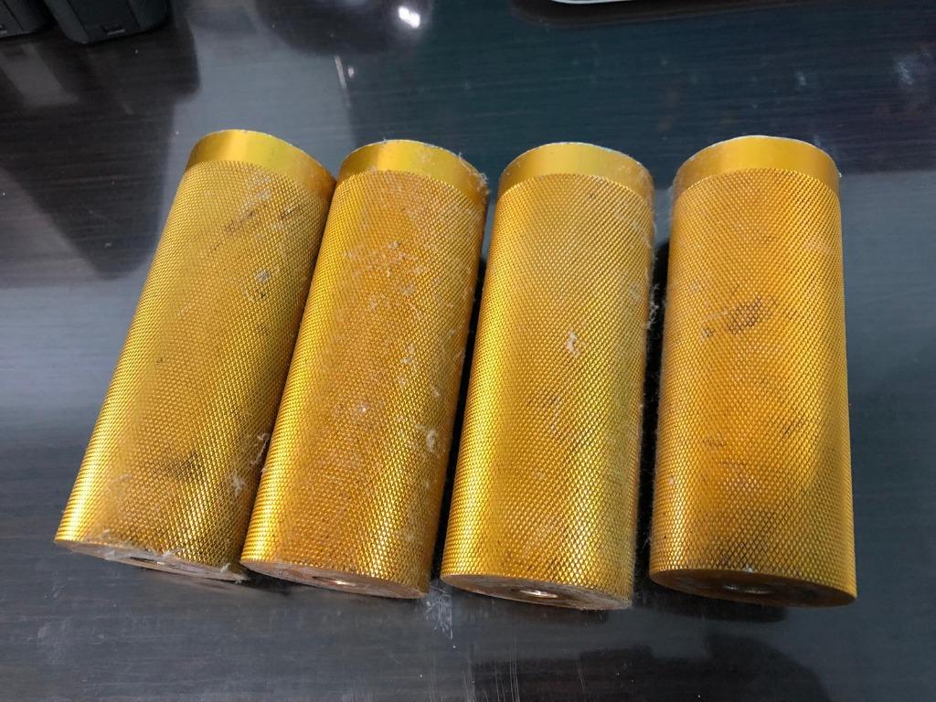 Flatland BMX Pegs Tree Balsa Gold Good Cond, Sports Equipment, Bicycles ...