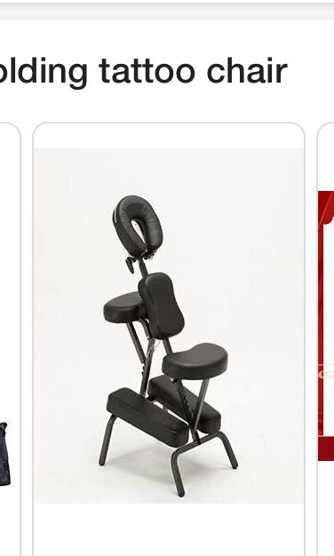 Foldable tattoo or cupping hijama chair, Beauty & Personal Care, Bath ...