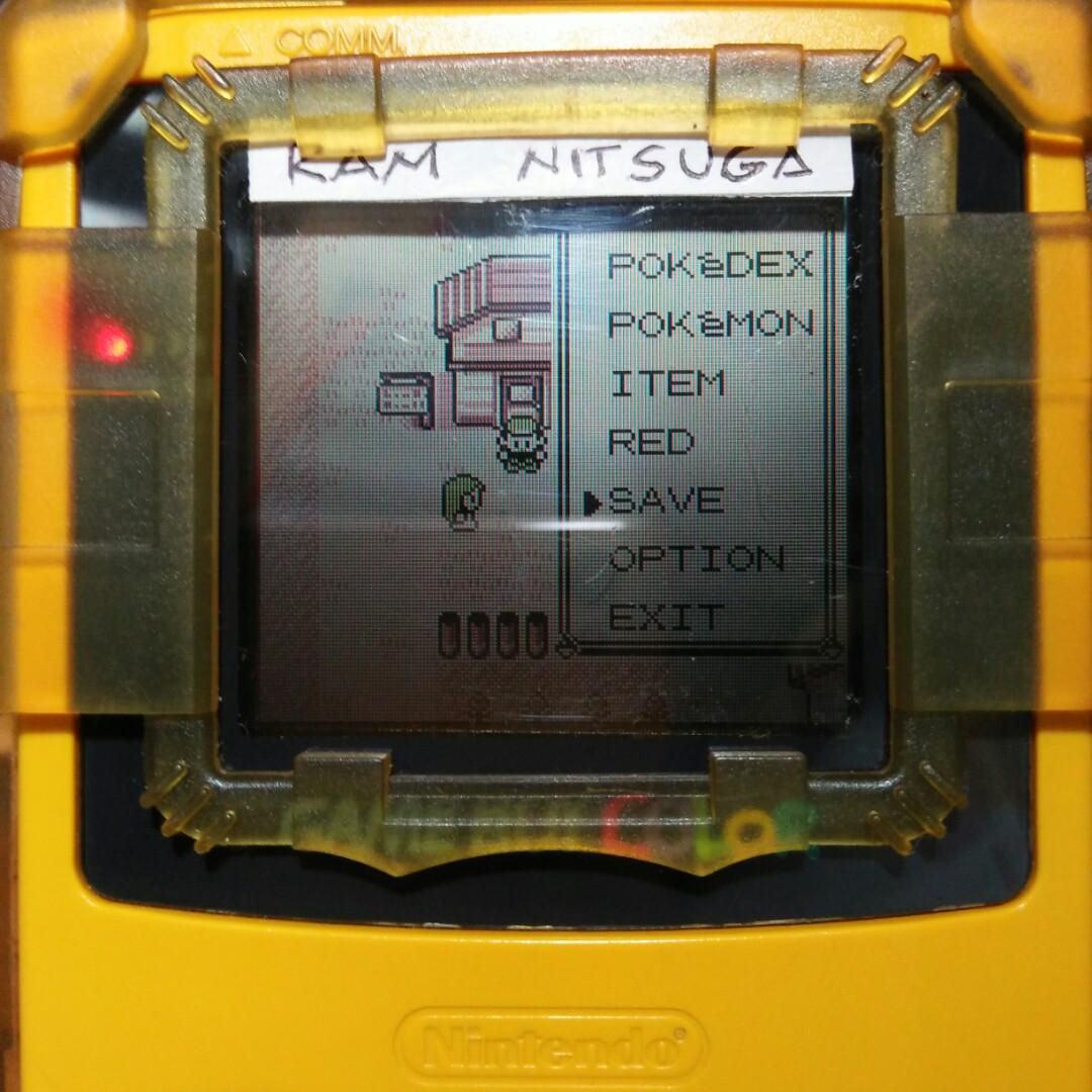 Gameboy Color/GBC: comes with Pokemon Red, Video Gaming, Video Game ...