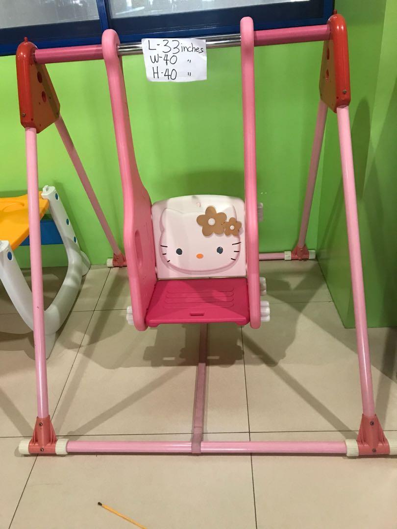 Hello kitty swing original sanrio , Babies & Kids, Infant Playtime on Carousell
