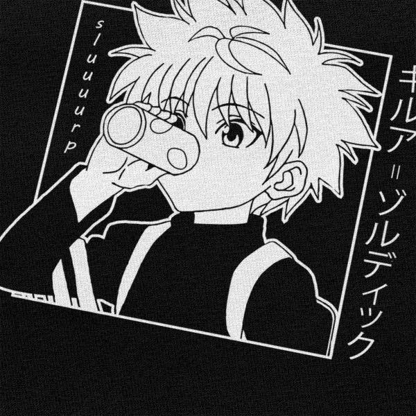 HUNTER x HUNTER KILLUA ZOLDYCK TSHIRT CREW NECK FITTED SHORT SLEEVE ...