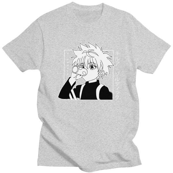 HUNTER x HUNTER KILLUA ZOLDYCK TSHIRT CREW NECK FITTED SHORT SLEEVE ...
