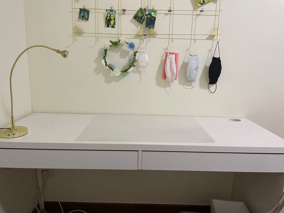 IKEA Study Table, Furniture & Home Living, Furniture, Tables & Sets on ...