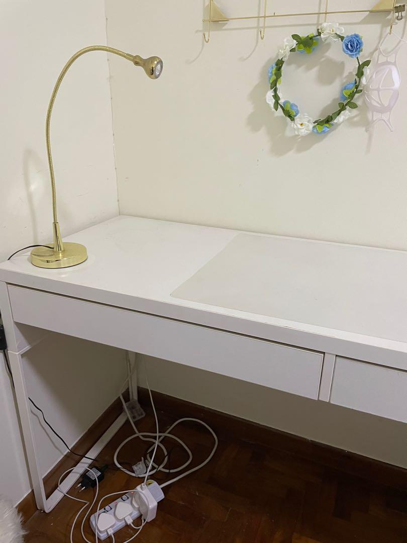 IKEA Study Table, Furniture & Home Living, Furniture, Tables & Sets on ...