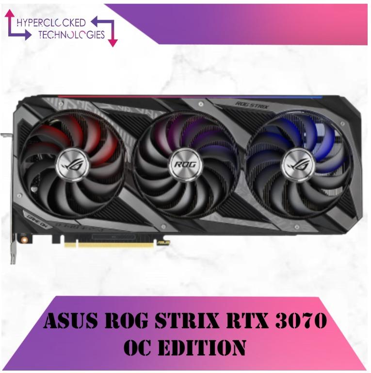 [INSTOCK] ASUS ROG STRIX RTX 3070 OC EDITION, Computers & Tech, Parts ...