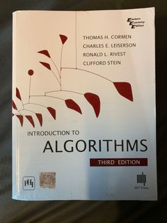 Introduction to Algorithms (Eastern Economy Edition) CLRS, Hobbies ...