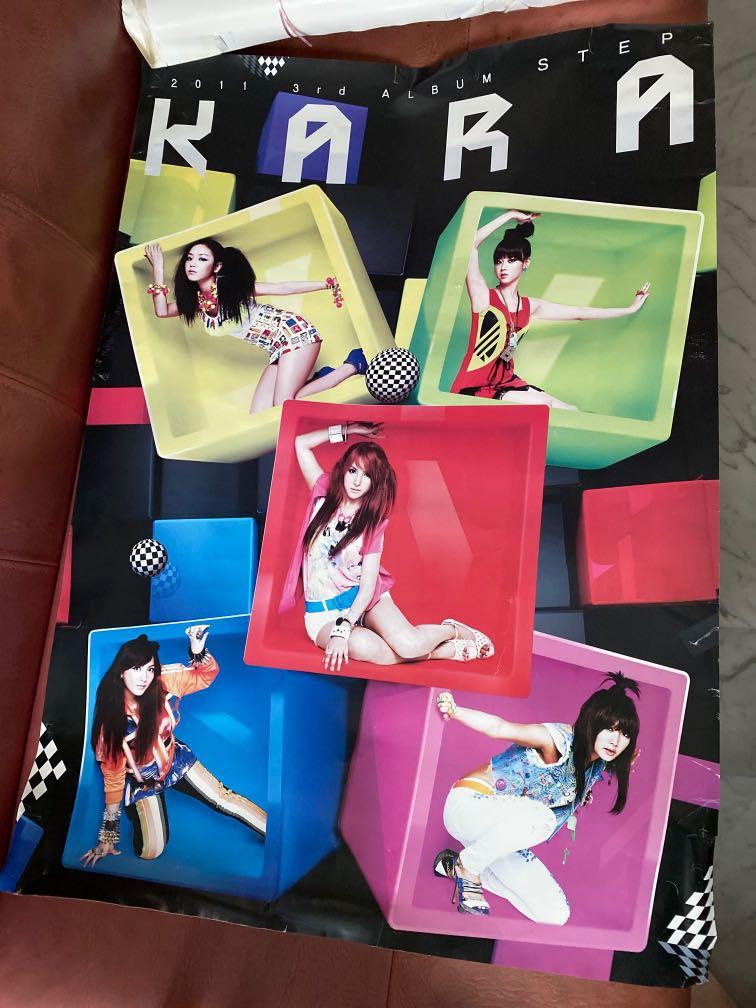 Kara 3rd Album Step Poster, Hobbies & Toys, Music & Media, CDs & DVDs ...