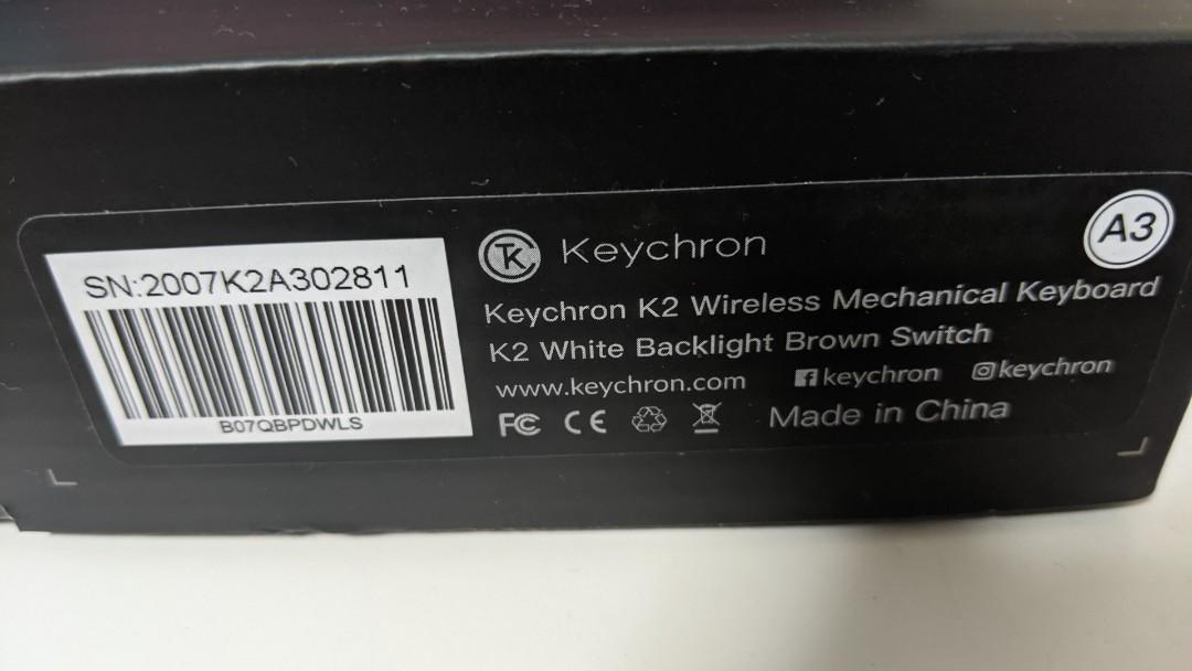 Keychron K2 v2 with HyperX Pudding Keycaps Option, Computers & Tech ...
