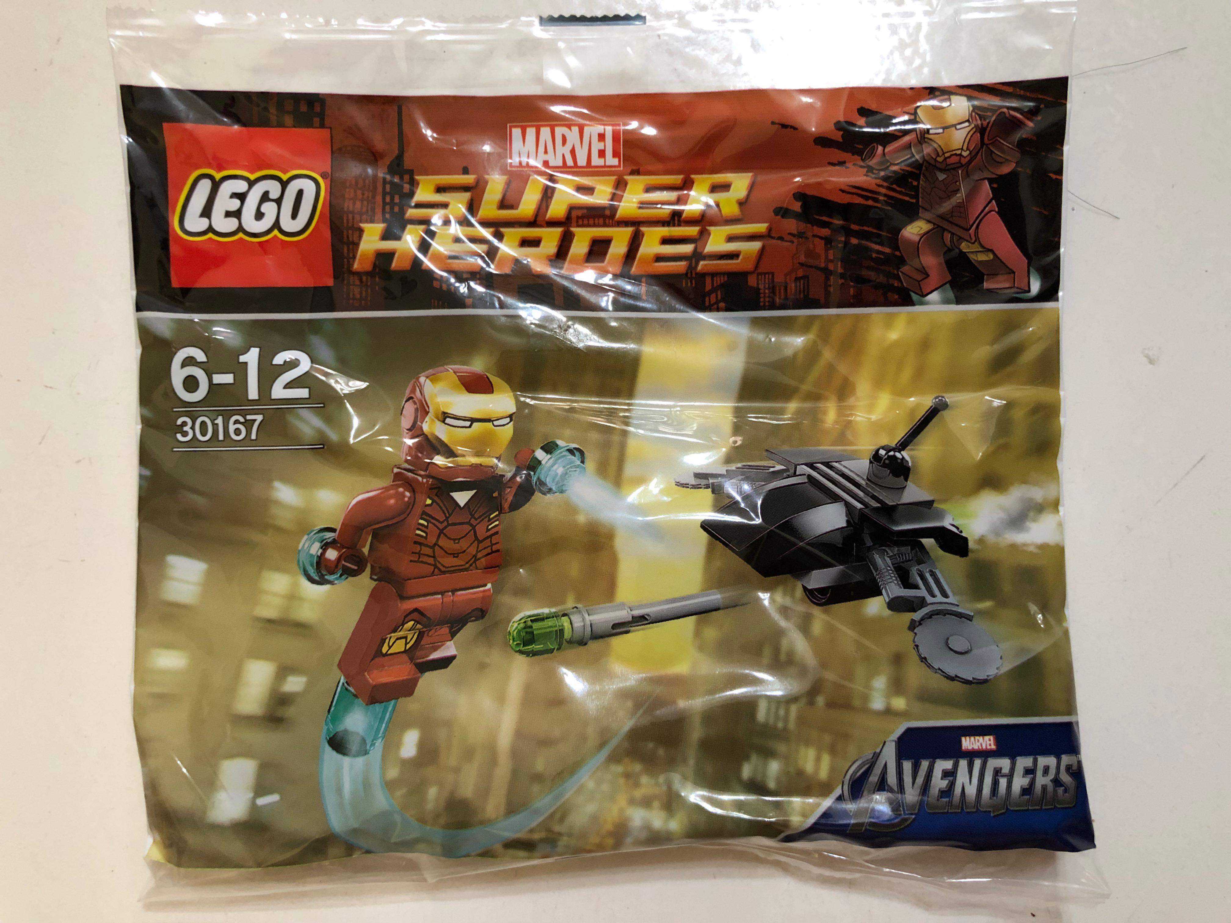 Lego 30167 Ironman vs Fighting Drone, Hobbies & Toys, Toys & Games on Carousell