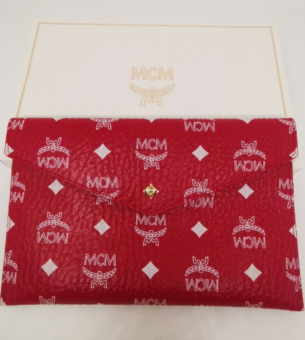 MCM Limited edition envelope pouch/clutch, Women's Fashion, Bags ...