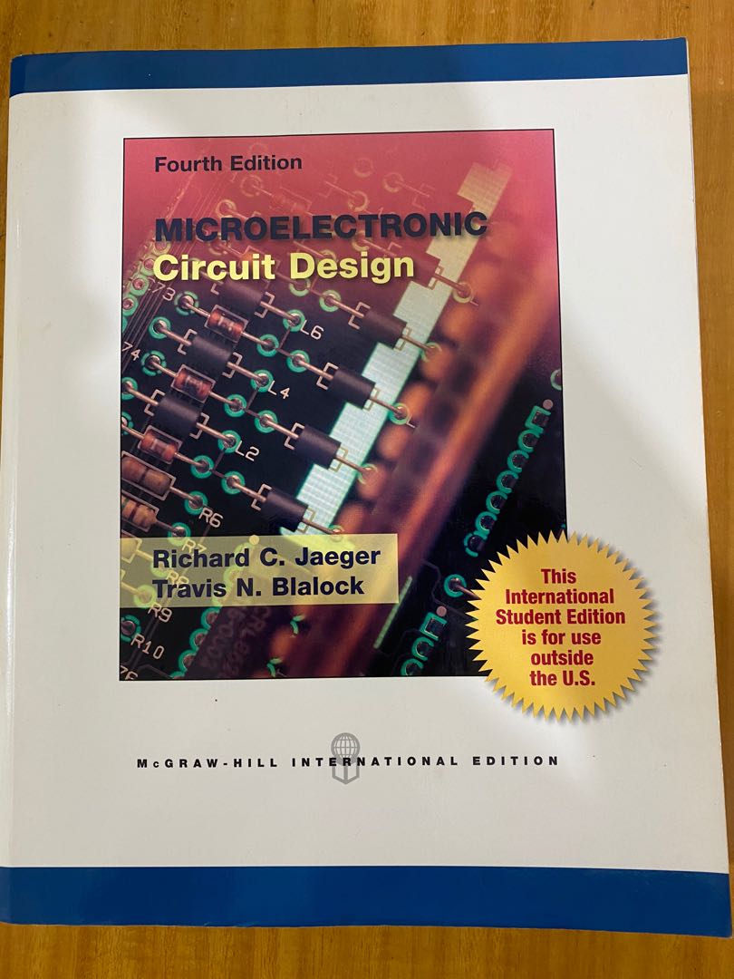 Microelectronic circuit design, 興趣及遊戲, 書本 & 文具, 書本及雜誌 - 補充練習 - Carousell